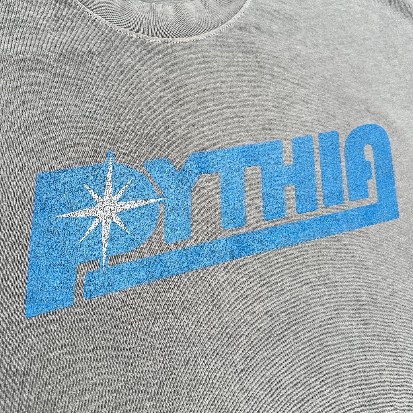 SILVER DYED LOGO TEE – PYTHIA