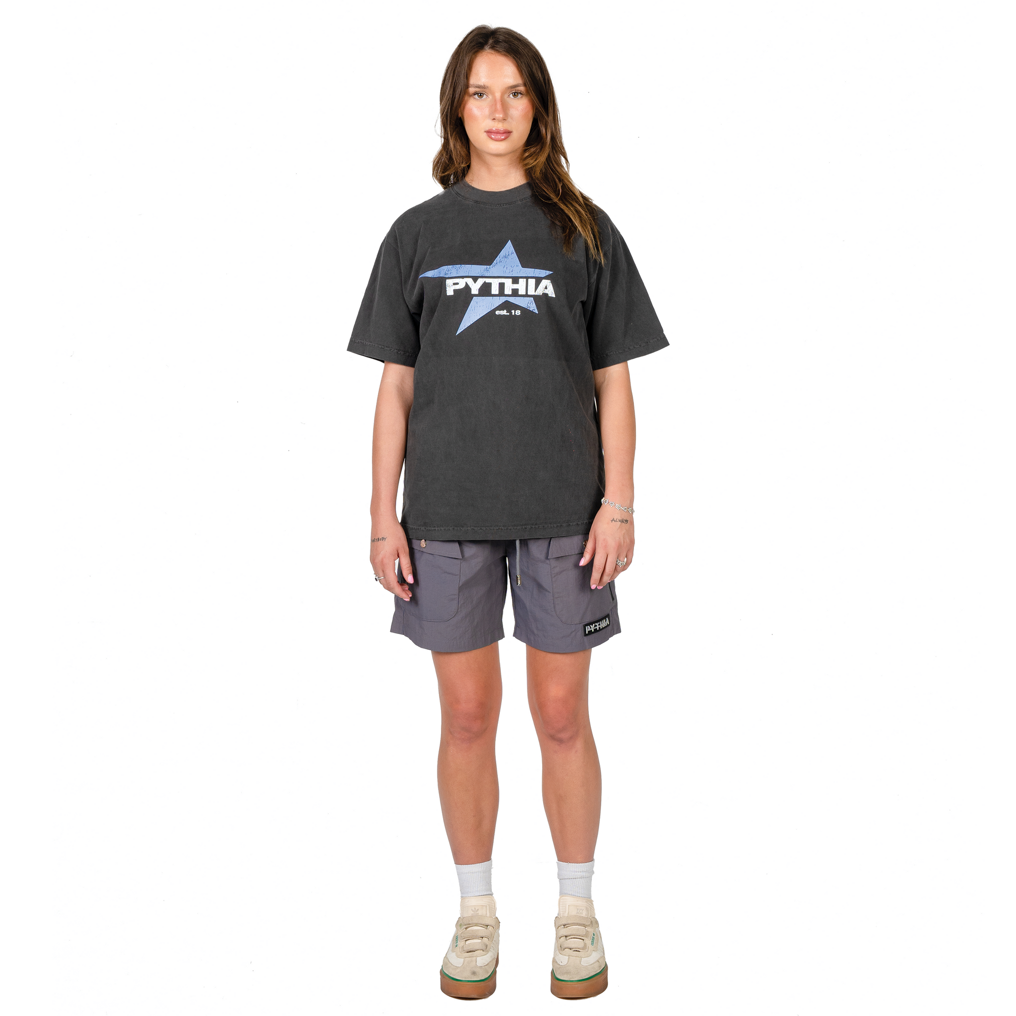 WATER REACTIVE TECH SHORT - GREY – Pythia Clothing